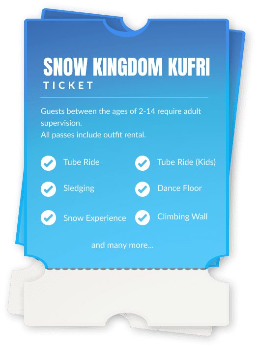 Book Tickets | Snow Kingdom Kufri